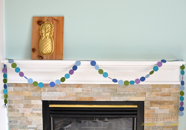 Circle Paper Garland - A Tutorial - Sisters, What!