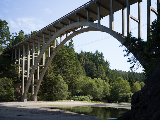 Bridge of the Week: Mendocino County, California Bridges: Highway 1 Bridge across Russian Gulch ...