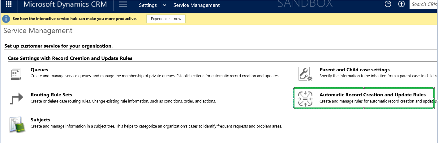 Dynamics 365 Customer Engagement: Setting Up Automatic Case Creation ...