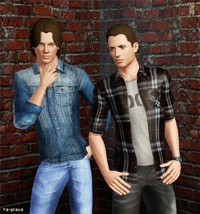 My Sims 3 Blog: Sam and Dean Winchester by Ya-Prava