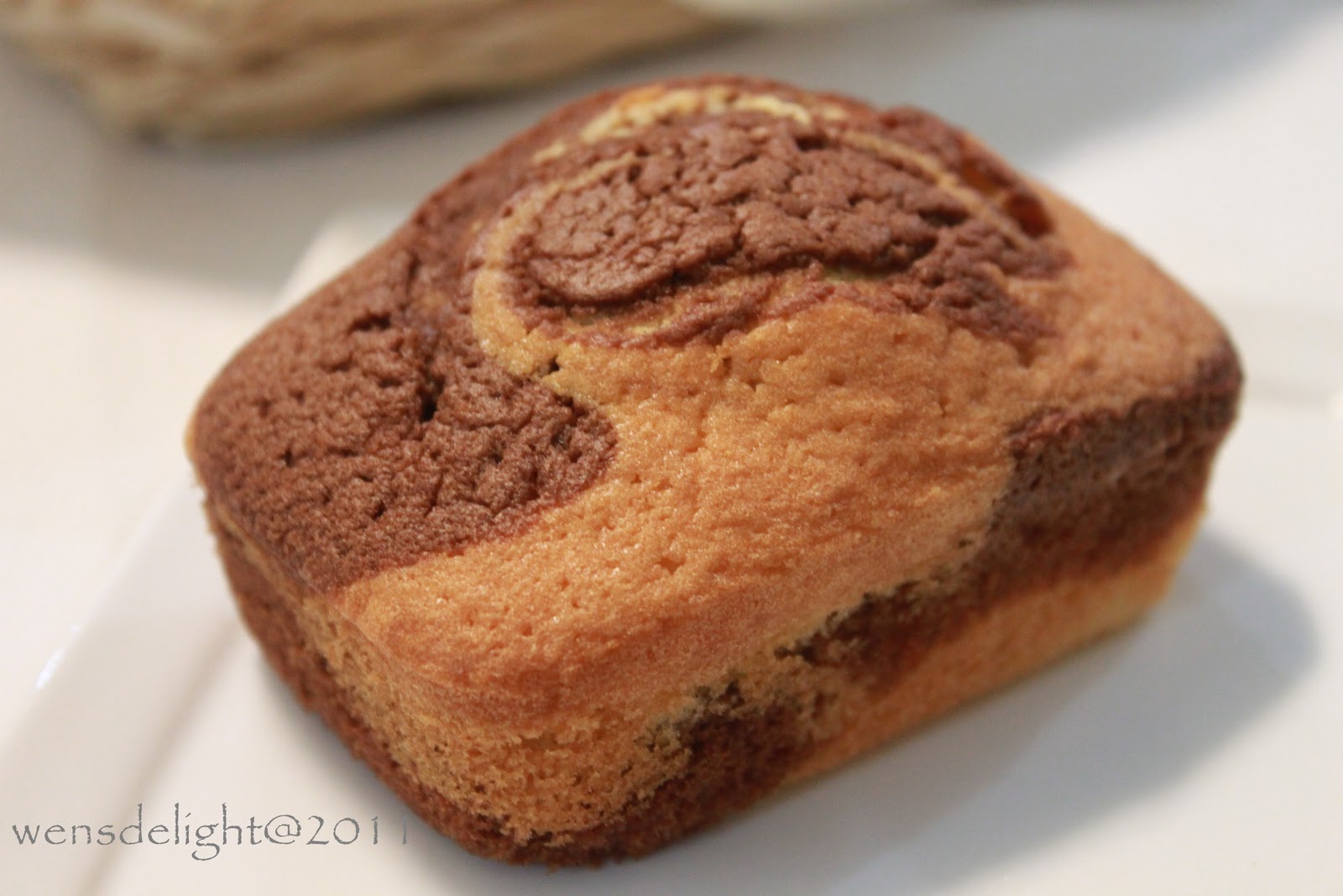 Wen's Delight: Mini Marble Mocha Cakes