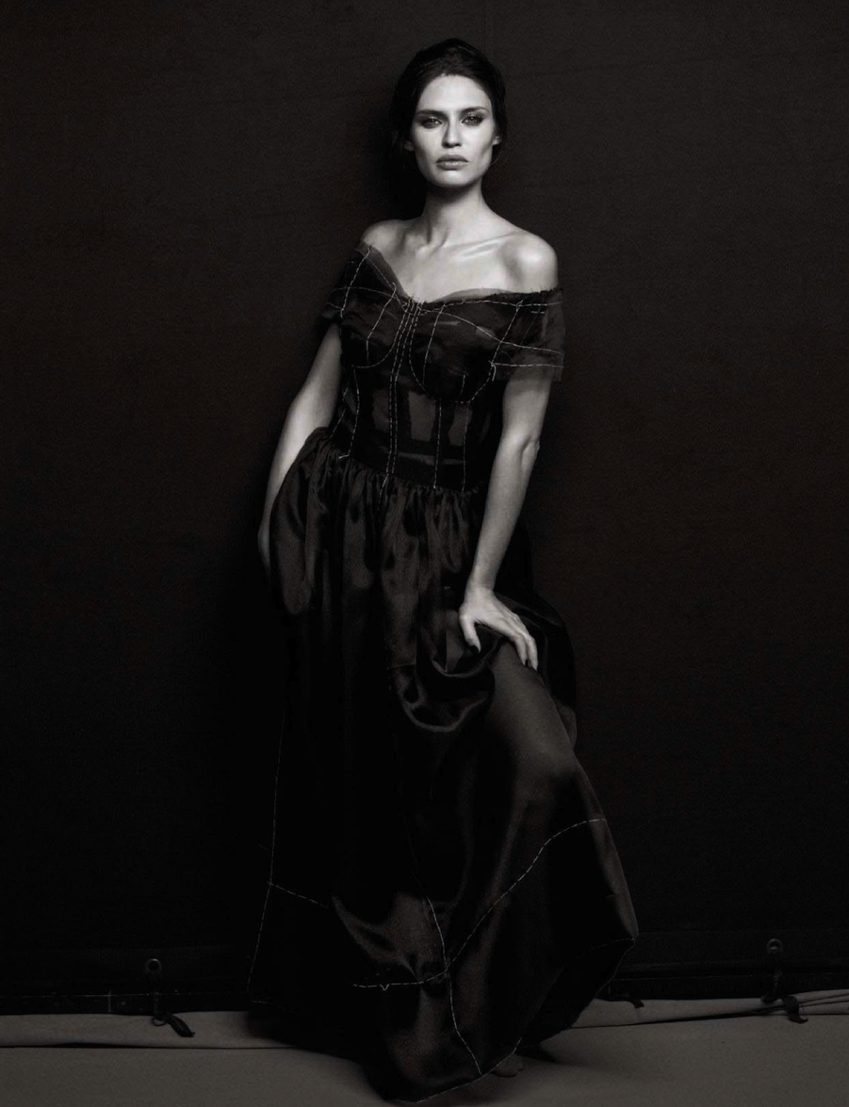 simply classy: bianca balti by peter lindbergh for vogue italia march ...