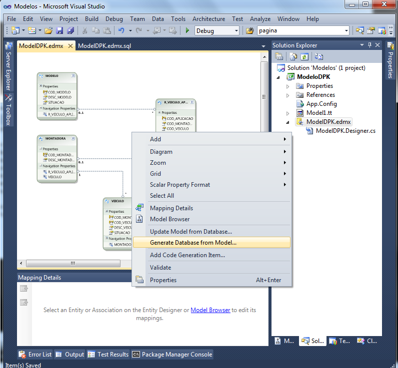 Devbutze Generate Oracle Database From Edmx