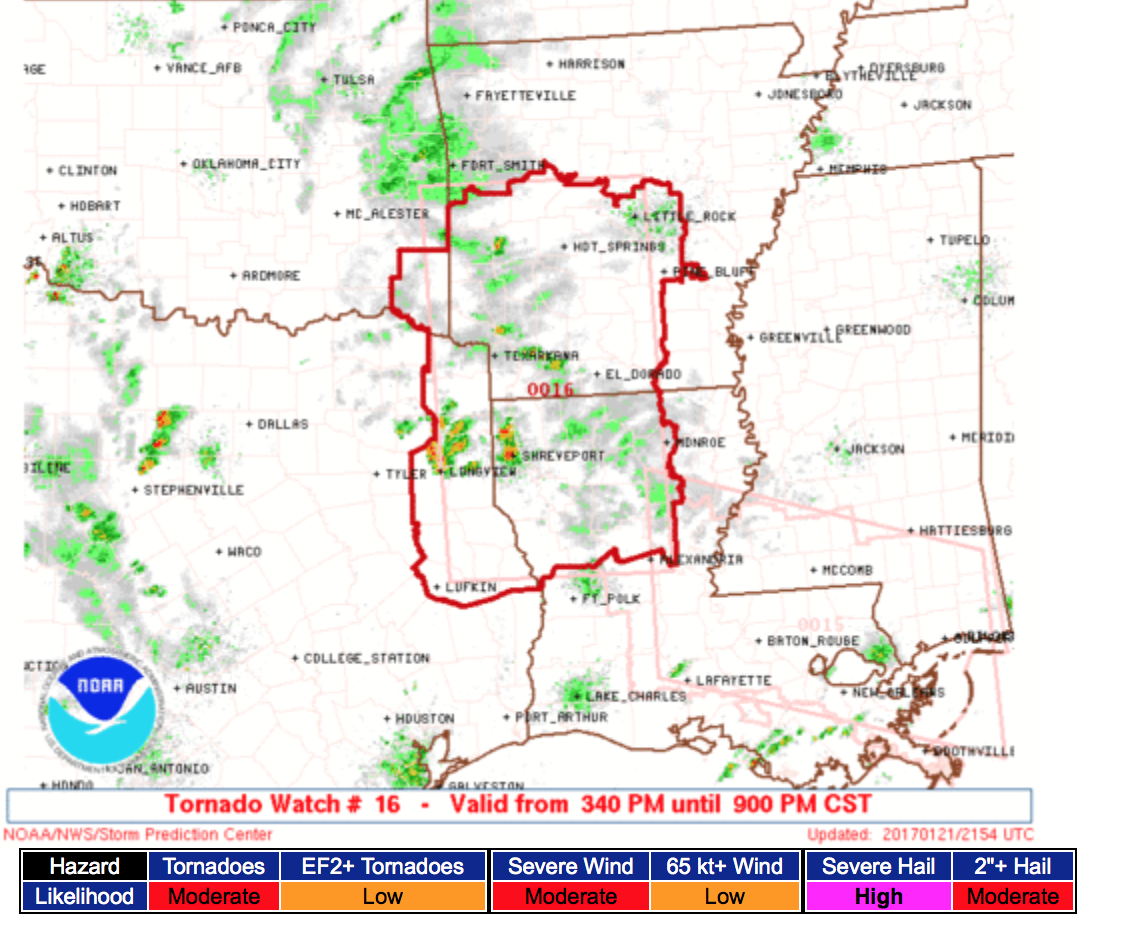 MSE Creative Consulting Blog: Tornado Watch for the Ark-La-Tex Region