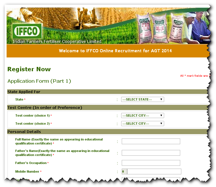 IFFCO AGT Recruitment 2014 Notification, Form & Eligibility | Career Quips