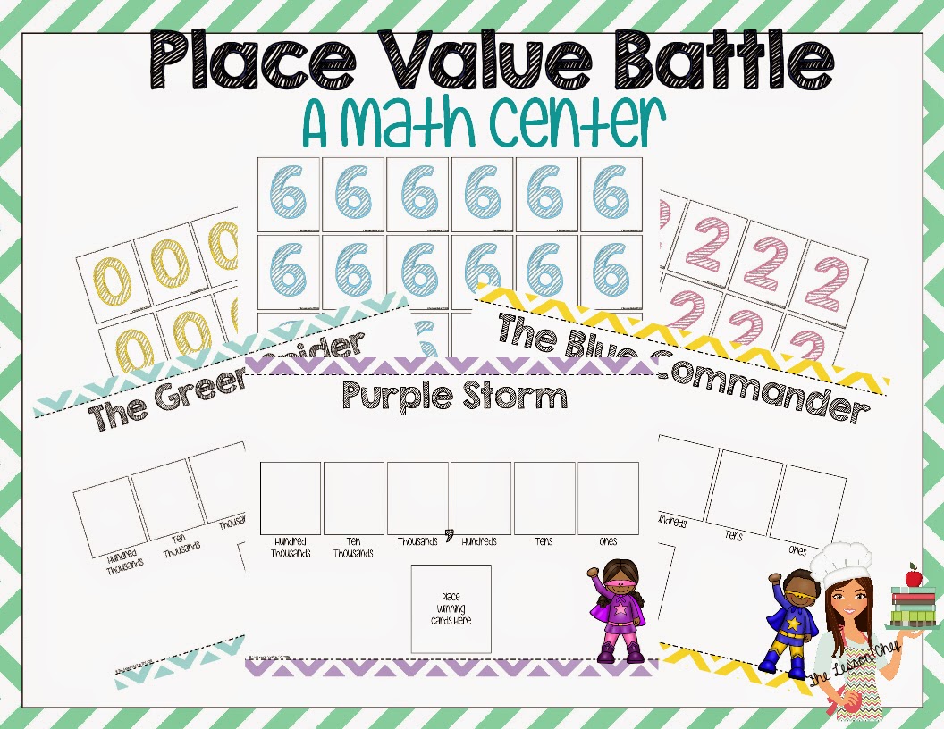 The Lesson Chef: New Product: Place Value Battle