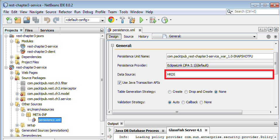 Configuring JNDI Data Source connecting to Oracle DB in GlassFish Server