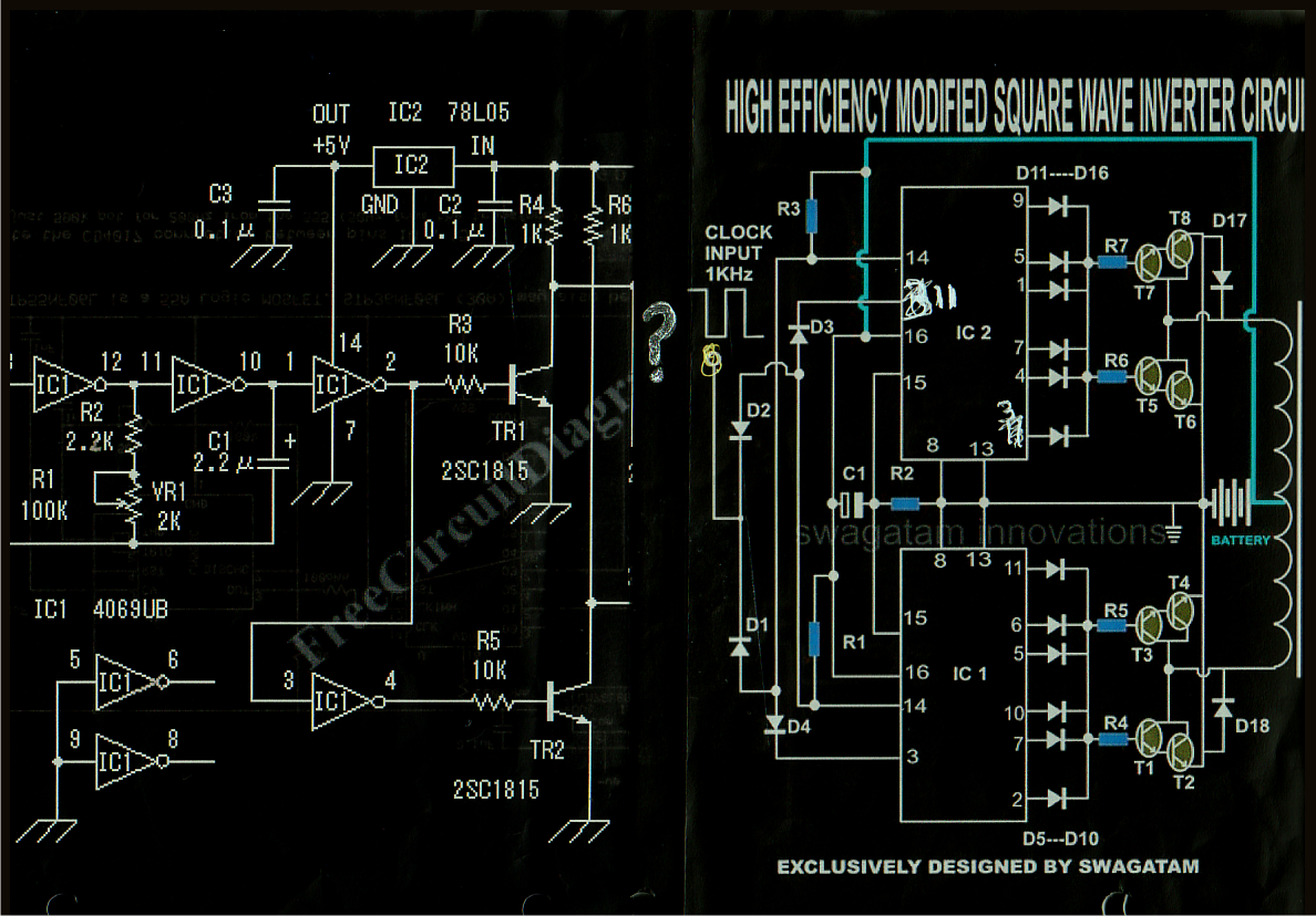 Discussing Clock Signals for Inverter Circuit | Circuit Diagram Centre