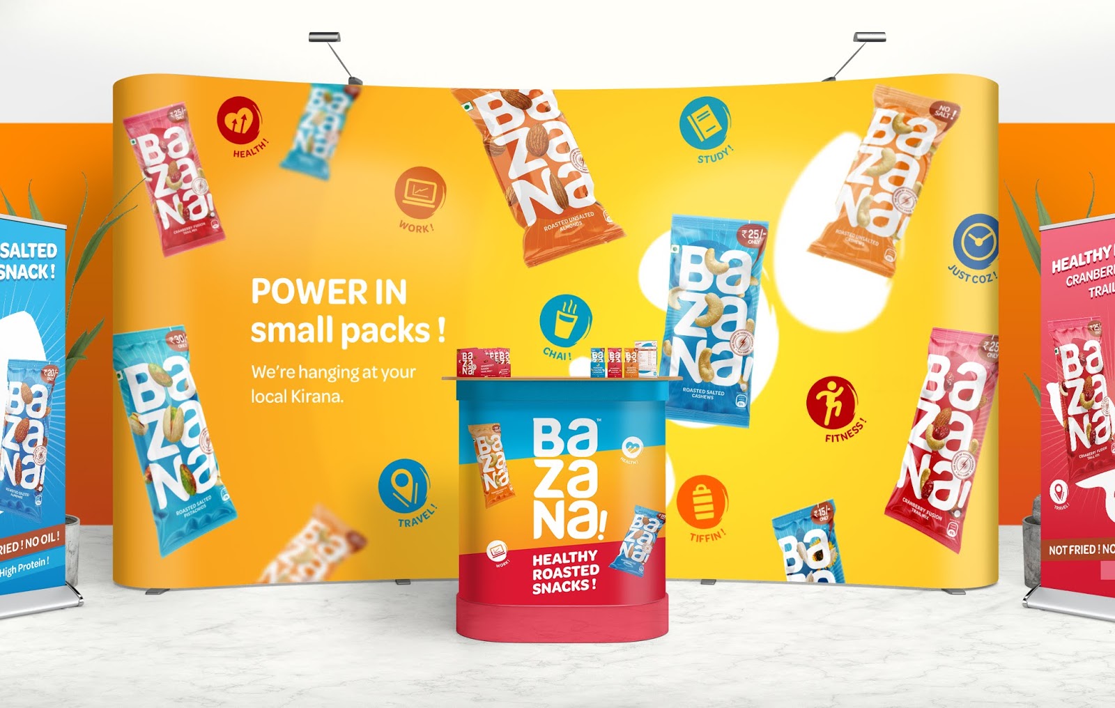 Bazana! Healthy Roasted Snacks! – Packaging Of The World