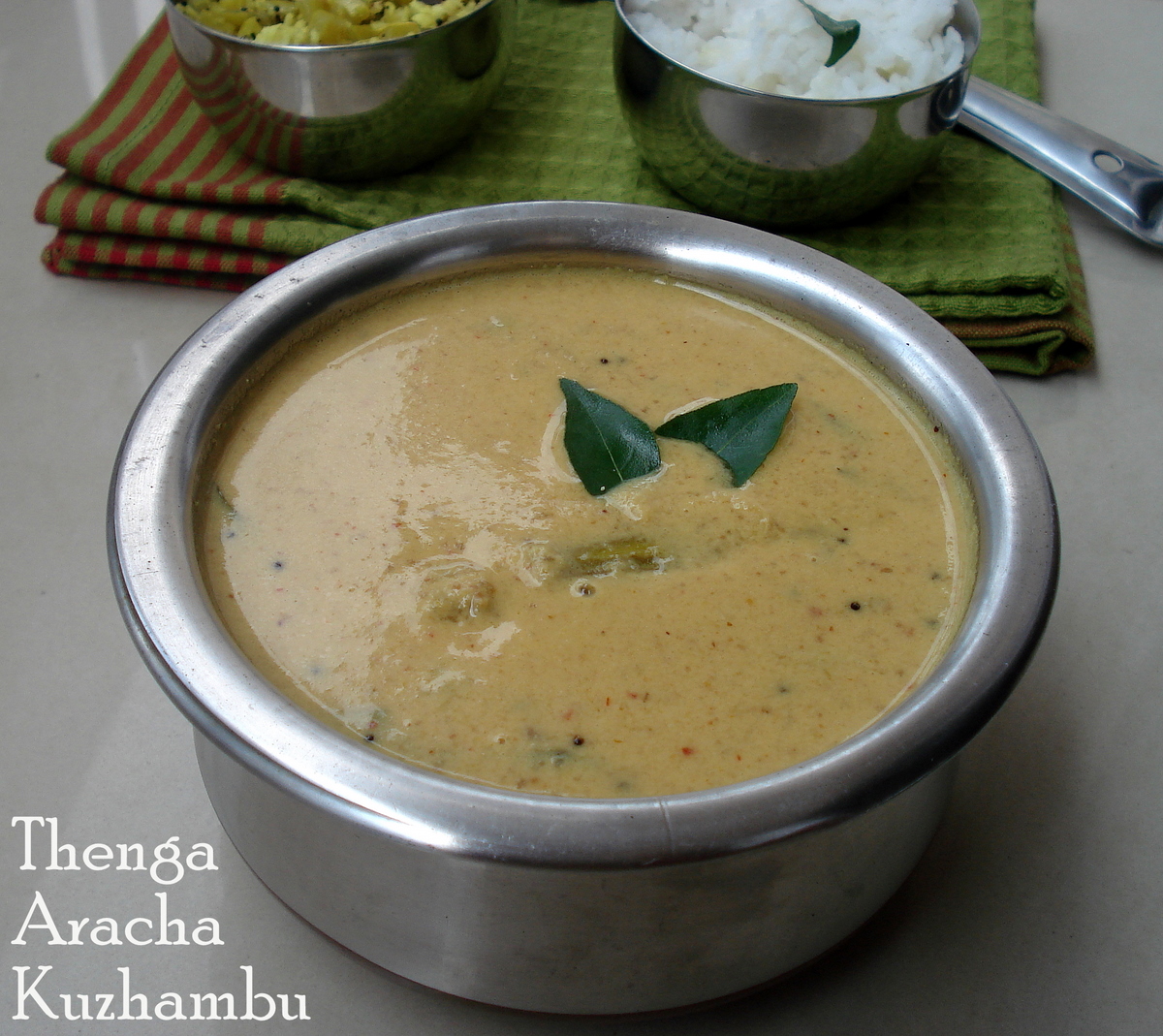 Palakkad Chamayal: Thenga Aracha Kuzhambu