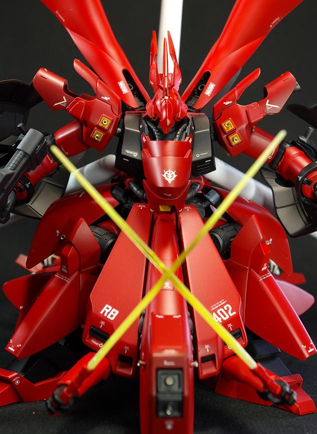 HGUC 1/144 Sazabi "Nightingale" custom build - Gundam Kits Collection ...