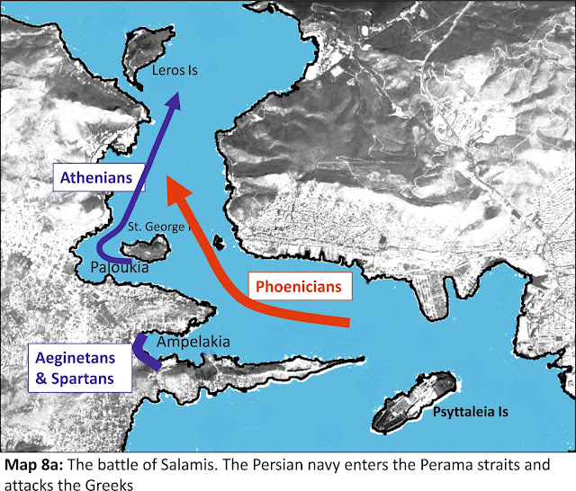 The Battle of Salamis - Maps