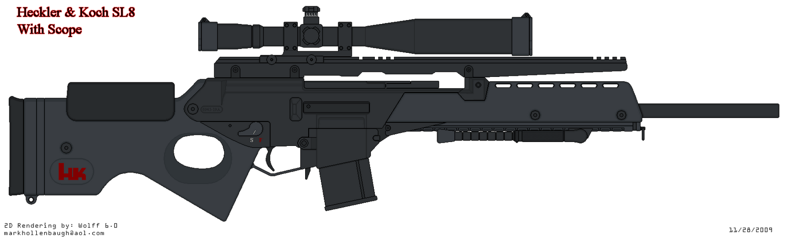 Heckler-Koch HK SL-8 rifle (Germany)