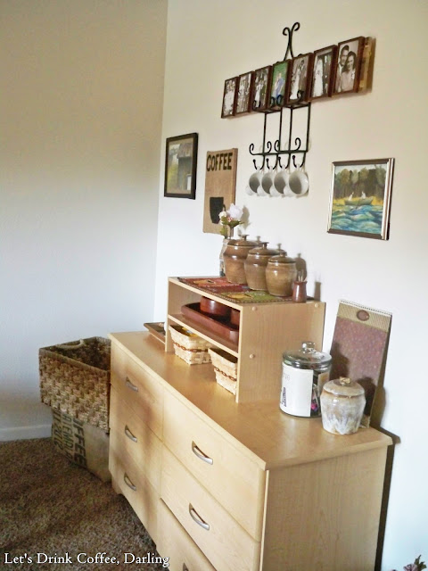 Let's Drink Coffee, Darling: Making Our Apartment Our Home: Coffee Bar ...