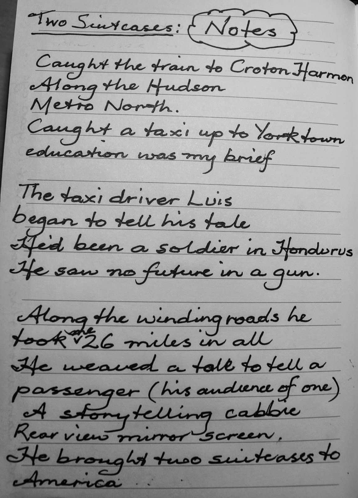 Slice Of Life Tuesday-A Notable Week For Notebook Entries