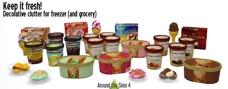 Sims 4 resource food clutter - ironkera
