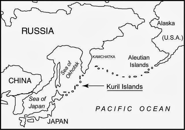 Map Of Japan And Alaska - United States Map