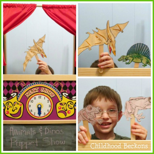 Childhood Beckons: Coloring Book Puppets