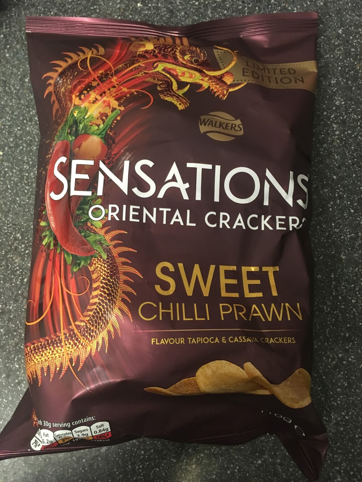 A Review A Day: Today's Review: Walkers Sensations Sweet Chilli Prawn ...