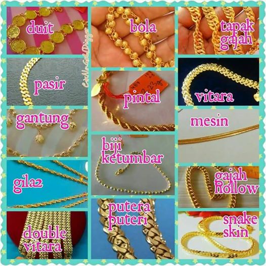 Tabung Emas Untuk Family: Jenis-jenis Design Barang Kemas