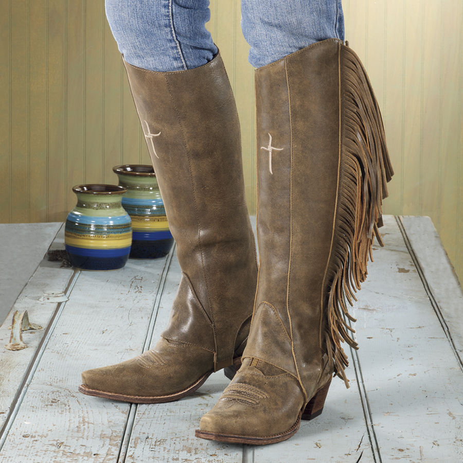 San Antonio Fringed Half Chaps | Horse Themed Fashion