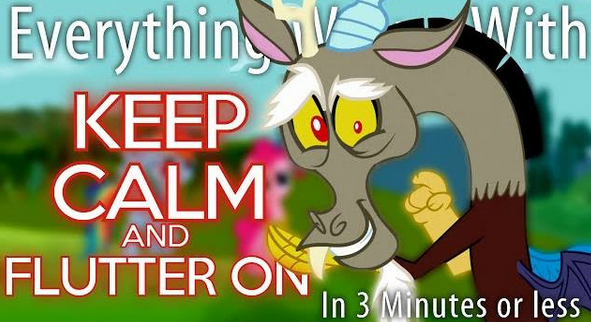 Equestria Daily - MLP Stuff!: Everything Wrong With Keep Calm and ...
