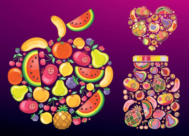 15+ Fruits Vector Art Graphics