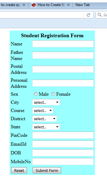 How To Create Registration Form With HTML Code For Website GEOSAN How To Create Registration Form With HTML Code For Website GEOSAN