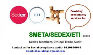 Sedex registration, ETI COC, Smeta 2-Pillar & 4-Pillar audit in Delhi ...