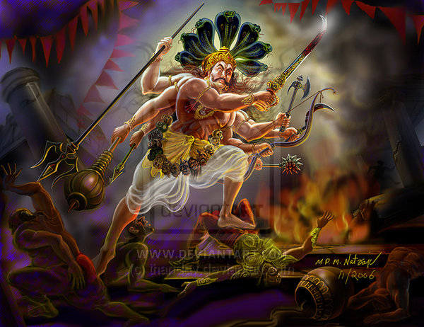 MPM Nataraja: Lord Veerabhadr