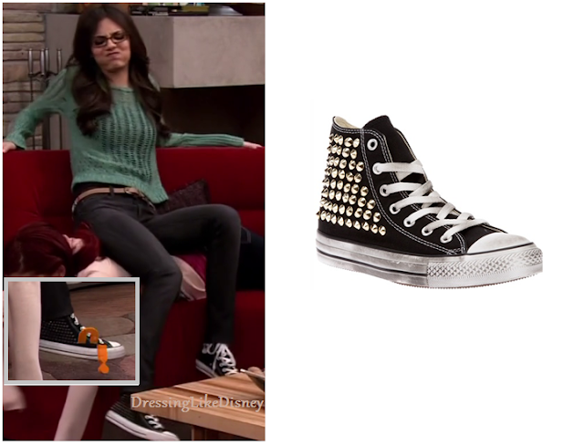 Victorious: Season 4 Episode 5 Tori's Converse stud detail hi-top ...