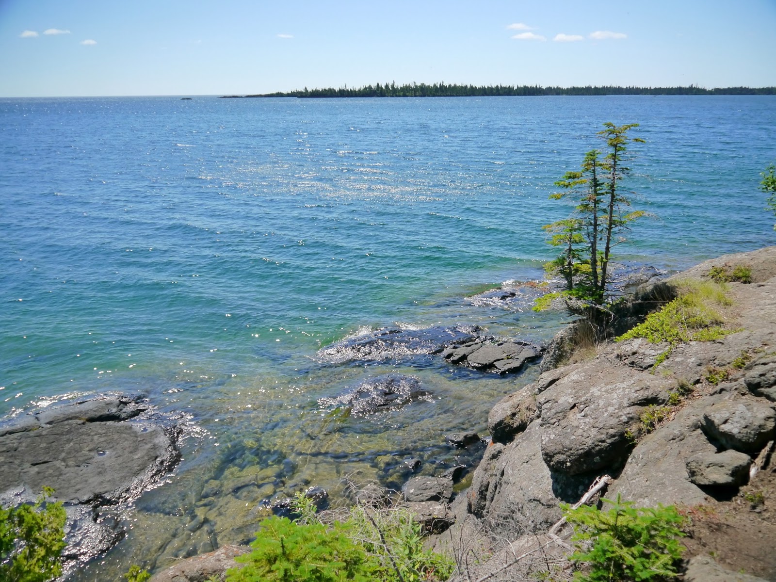 American Travel Journal: Rock Harbor Trail from Rock Harbor to Three ...