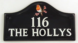 Hand Painted House Signs by Ceramic Art: Hand Painted Ceramic House ...