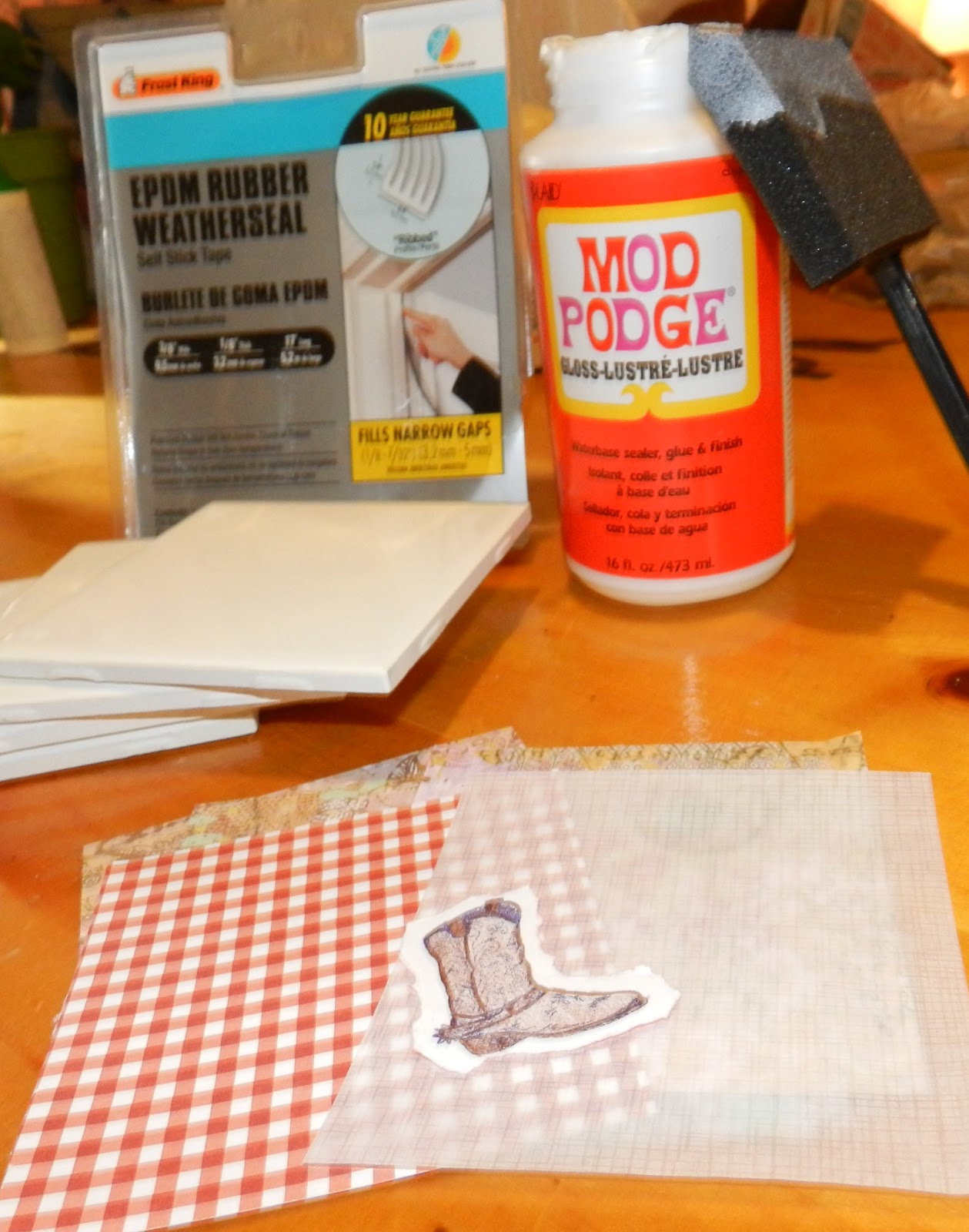 My Crazy Life: Tile Coasters