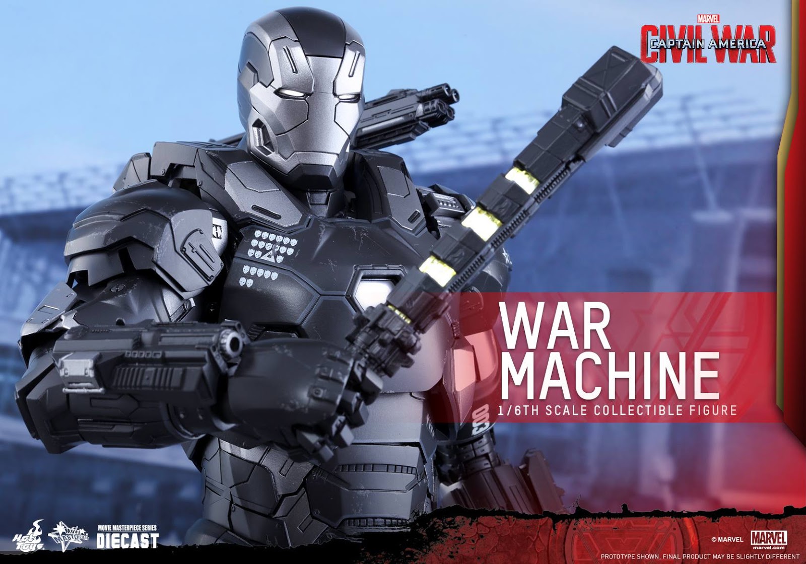 Hot Toys Updated CA: CW 1/6th scale War Machine Mark III. | Toy RE:action