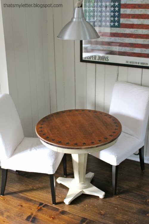 DIY Starry Side Table Makeover - Jaime Costiglio