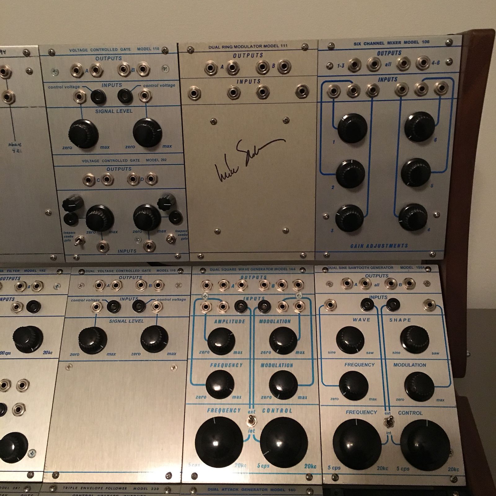 MATRIXSYNTH: Large Buchla Format Modular Synth - Signed by Morton Subotnick