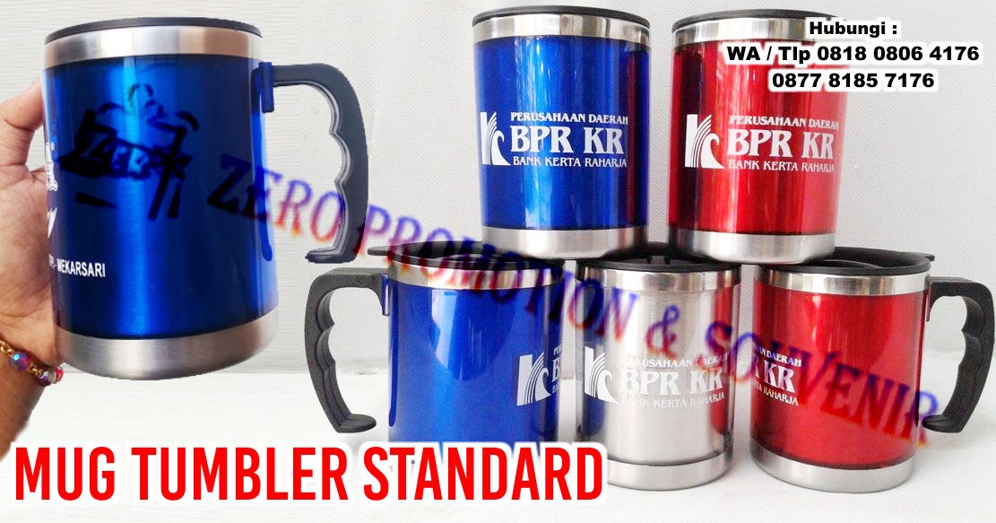 Jual Mug Tumbler standard - Tumbler stainless Mug | zeropromosi ...