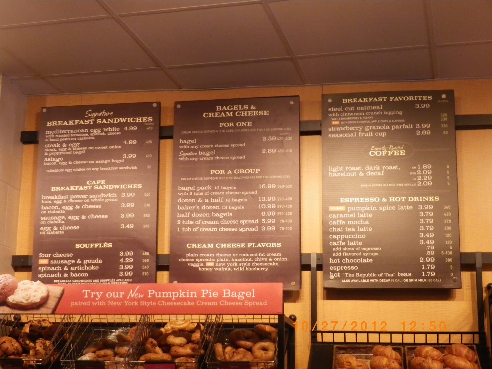 Panera Boxed Lunch Printable Menu