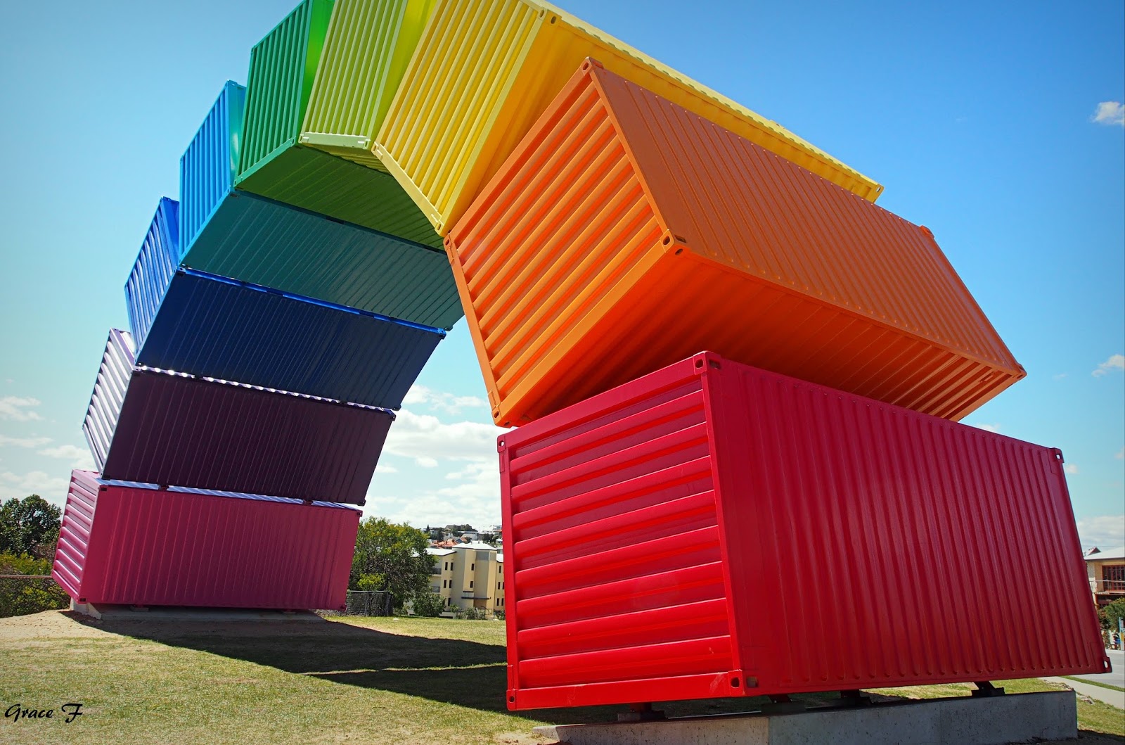 Perth Daily Photo : 66 tonnes of rainbow..