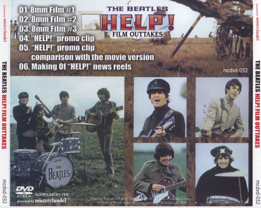 The Beatles - Help Film Outtakes (1DVD With OBI Strip)