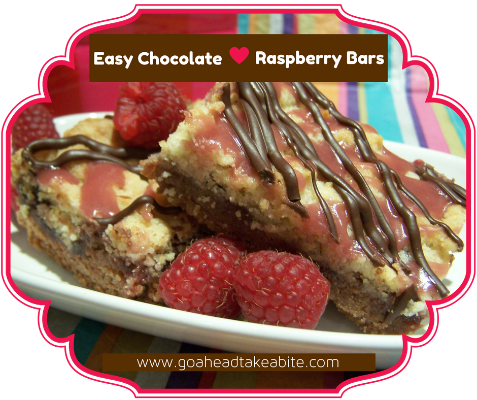 Go Ahead... Take A Bite!: Chocolate Raspberry Bars (An Easy, Decadent ...