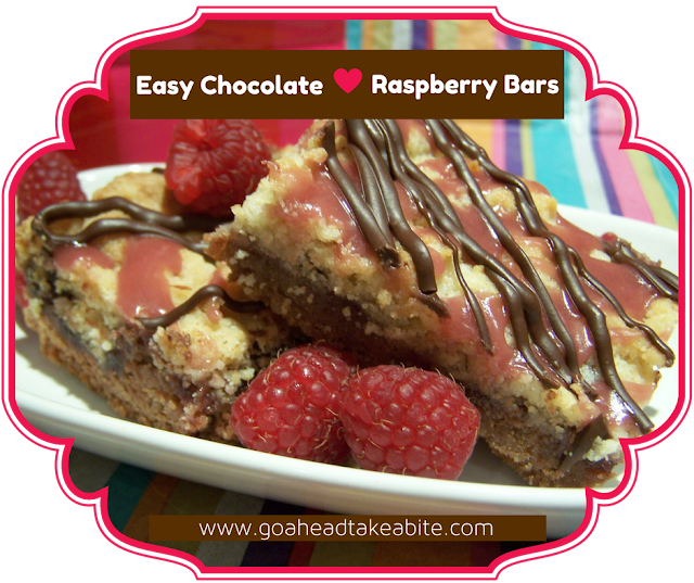 Go Ahead... Take A Bite!: Chocolate Raspberry Bars (An Easy, Decadent ...