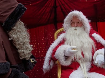 A Visit by Swiss Santa