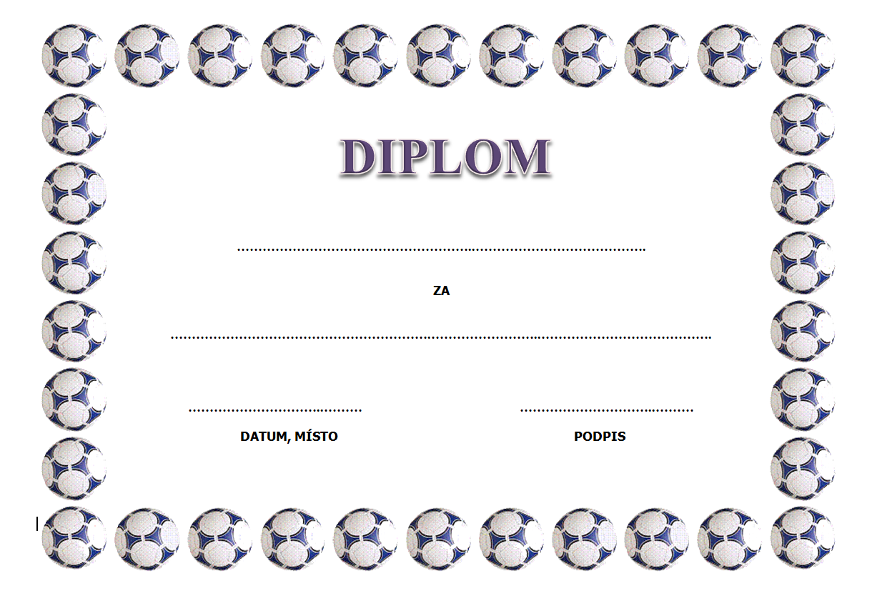 Diplomy, pamětní listy a certifikáty pro děti ke stažení a vytisknutí ...