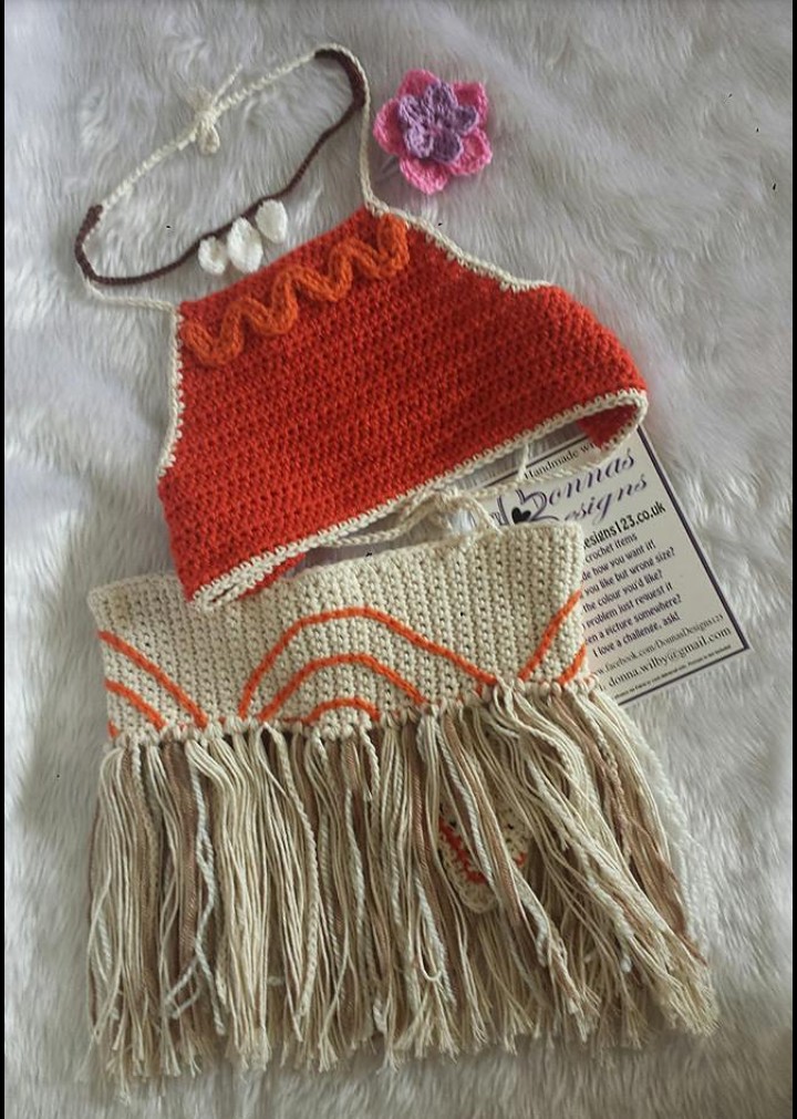 Moana Costume, free pattern link