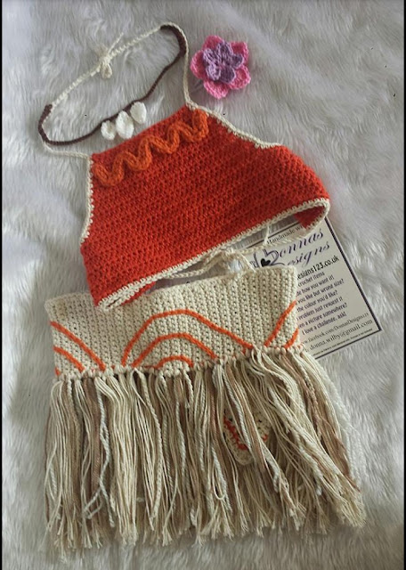 Moana Costume, free pattern link