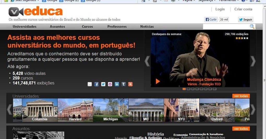 Serviço de Psicologia e Orientação: Veduca - plataforma de ensino