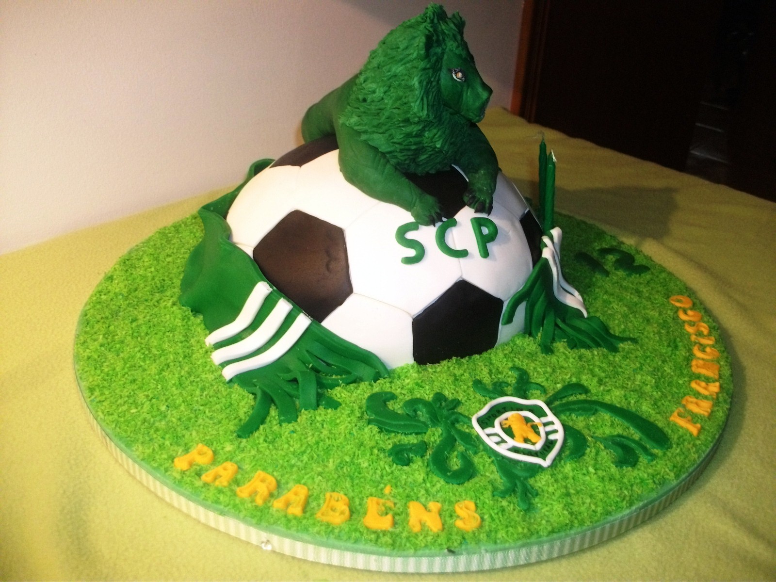 Os Bolos da Terê - Cake Design: Sporting - Leão