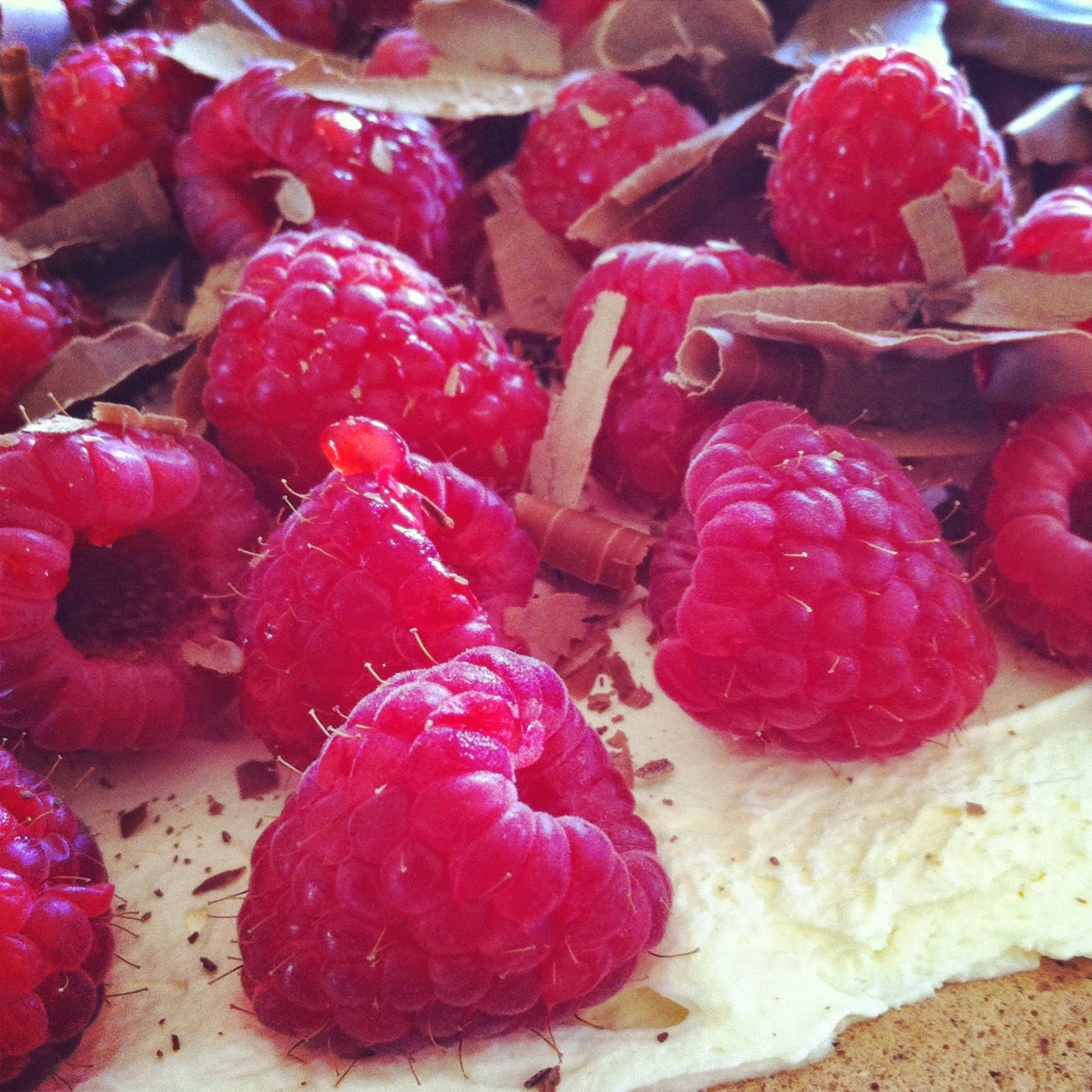 Food - Nigella's Chocolate and Raspberry Pavlova - Roses and Rolltops